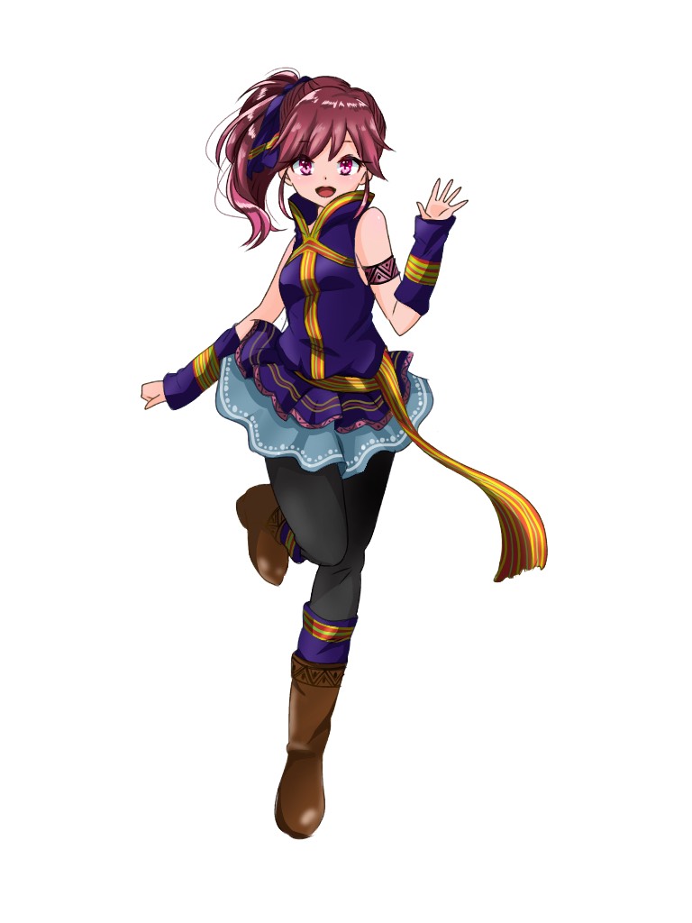 虹の国のメイシア～ストロー mayshia-ish emu style | e-scale